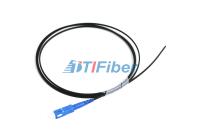 China FTTH Drop Fibre Optic Pigtails With Black LSZH Jacket For Indoor / Outdoor for sale