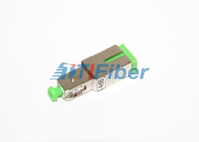China SC APC Fiber Optic Attenuator with Female to Male Structure Metal Housing for sale