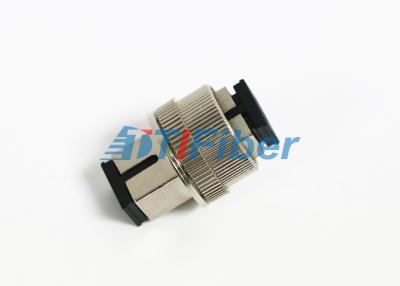 China Adjustable SC Single Mode Fiber Attenuator For SC Fiber Optic Patch Cord for sale