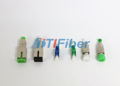 China ST MU MTRJ Fiber Optic Attenuator In-Line Type For SM MM Network , Adjustable Attenuator for sale