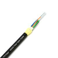 China Outdoor 6/12/24/36/48/96/144 Core Adss G652d Manufacturers Price Aerial Single Mode Fiber Optic Cable for sale