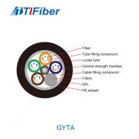 China G652d Gyta Fiber Optic Cable Optical Aluminum Tape 2 - 288 Strand Single Mode SM for sale