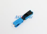 China UPC Precision Ceramic Ferrule SC Fast Fiber Optic Connector for FTTH Drop Cable for sale