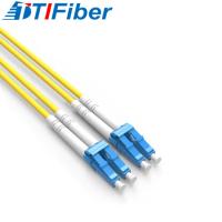 China 2.0mm 3.0mm Fiber Optic Patch Cord LC/UPC-LC/UPC Duplex Single Mode Fiber Cable for sale
