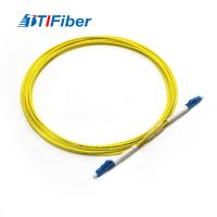 China 1M 2M 3M LC-LC UPC APC Simplex Singlemode 9/125 PVC LSZH Fiber Optic Patch Cord for sale