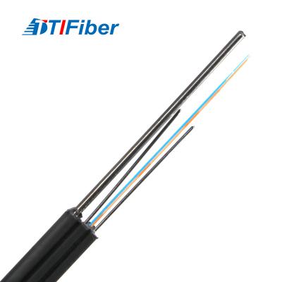 China FTTH Fiber Optic Drop Cable GJYXCH 1 2 4 Core G657A1 G657A2 With Steel Wire for sale
