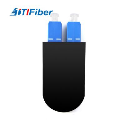 China SC APC UPC Fiber Optic Loopback Adapter Siglemode Multimode for sale