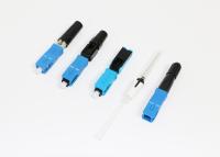 China Quick Assembly Fiber Optic Lc Connector / Optical Fibre Cable Connectors for sale