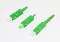 China SC OM1 OM2 Fiber Optic Cable Connector Telecome Class For 0.9mm Cable for sale