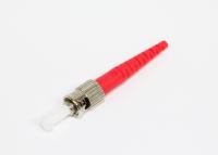 China ST 2.0mm 3.0mm Optical Fiber Connector Simplex with Metal Housing for sale