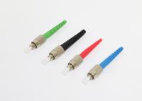 China Black And Red Boot MM Multimode Fiber Connectors With Duplex Clip for sale