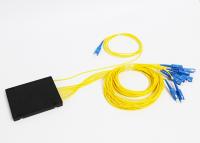 China 1*8 Fiber Optic Plc Splitter With SM FC SC ST LC Fiber Connector for sale