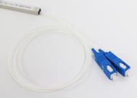 China 1*2 PLC Fiber Optic Splitter With SC Connector  , Fiber Optic Coupling for sale