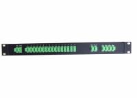 China Rack Mounted Odf Fiber Optic Terminal Box With 2x 16 Fiber Optic Plc Splitter for sale