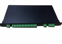 China Rack Mounted Odf Fiber Optic Terminal Box With 2x 16 Fiber Optic Plc Splitter for sale