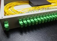 China 1x16 PLC Optical Fiber Splitter For Rack Mounted Fiber Terminal Box for sale
