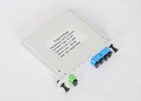 China SC Connector Singlemode Fiber Optic Splitter with Plastic Small Box for sale