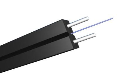 China Indoor Singlemode GJYXCH FTTH Flat Drop Cable With G657A2 Optical Fiber for sale