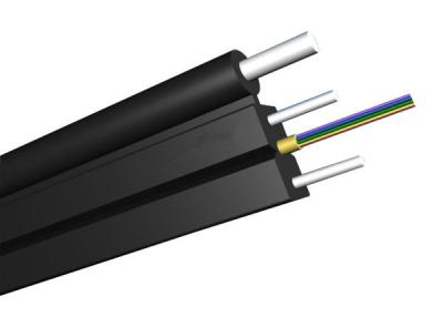 China 2core Outdoor Fiber Optic FTTH Network Drop Cable with FRP Strength Member for sale