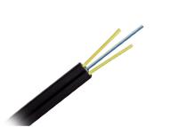 China 4core 12core FTTH Network Drop Cable with KFRP and Steel for SC Fast Connector for sale