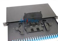 China Duplex Port Fixed 24 Port Lc Fiber Patch Panel / Fibre Termination Box for sale