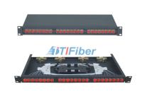China 48 Core Fiber Optic Cable Patch Panel For FC / UPC Optical Fiber Patch Cord for sale