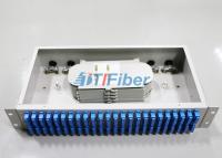 China Fiber Optic Termination Box ODF Box For SC FC LC Fiber Adapters for sale