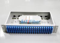 China Fixed 19” Fiber Optic Patch Panel ODF Box for Rack Mount Cabinet for sale