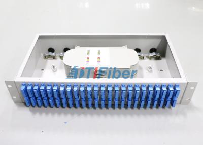 China Fixed Fiber Optic Terminal Box with 48 SC Duplex Port for 256 core Cabinet for sale