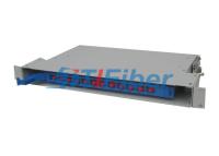 China SC ODF Rack Mount Fiber Patch Panel With 12 Core Fiber Splice Tray for sale