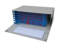 China SC ODF Rack Mount Fiber Patch Panel With 12 Core Fiber Splice Tray for sale