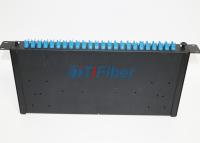 China LC / UPC 48 Cores Fiber Optic Patch Panel With Stainless Steel , 2u Patch Panel for sale