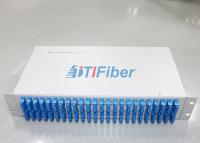 China SC Duplex 48 port Fiber Optic Patch Panel with 2U Height Box for sale