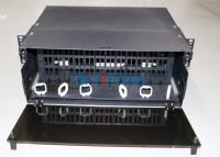 China 4U Slidable Fiber Optic Patch Panel for MTP / MPO Fiber Cassette Module for sale