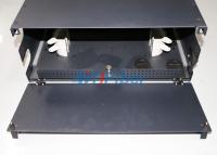 China 4U Slidable Fiber Optic Patch Panel for MTP / MPO Fiber Cassette Module for sale