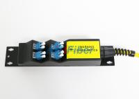China 4 port Waterproof Fiber Optic Terminal Box for LC Duplex Fiber Adapter for sale