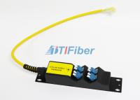 China 4 port Waterproof Fiber Optic Terminal Box for LC Duplex Fiber Adapter for sale