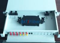 China ST 24 Core Slidable Fiber Optic Junction Box With Cold Rolled Steel for sale