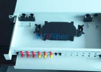 China ST 24 Core Slidable Fiber Optic Junction Box With Cold Rolled Steel for sale