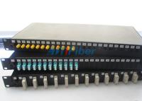 China 19” Fiber Optic Cable Junction Box For LC ST SC FC Connectors , Optical Terminal Box for sale