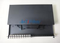 China 19” Fiber Optic Cable Junction Box For LC ST SC FC Connectors , Optical Terminal Box for sale
