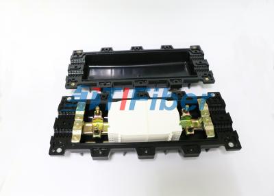 China 12 Core Horizontal Fibre Optic Splice Enclosure With Fiber Optic Splice Tray for sale