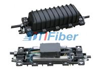 China 2 Input And 2 Output , In Line Outdoor Fiber Splice Enclosure With 12 Fiber Splice Tray for sale