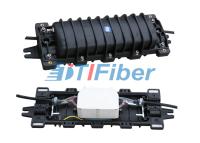 China 2 Input And 2 Output , In Line Outdoor Fiber Splice Enclosure With 12 Fiber Splice Tray for sale
