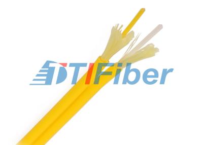 China Simplex Fiber Optic Cable Outdoor Singlemode PVC Jacket For Data Communication for sale