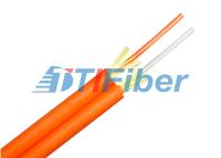 China Duplex Multimode Fiber Optic Cable Zipcord Structure With 2.0 / 3.0 Mm Tight Buffer for sale