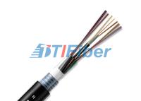 China Outdoor Underground 2 Core Black Direct Buried Bending Resistance Fiber Optic Wire for sale