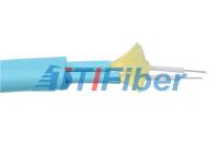 China Mini Ribbon Fiber Optic Cable , 3.0mm 12 Core Optical Fiber Cable With Round OFNP Jacket for sale