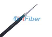 China Outdoor Multimode Fiber Optic Cable Black PE Jacket With Uni - Tube Gel - Filled Construction for sale