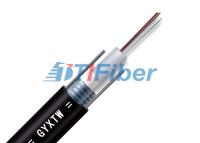 China Outdoor Multimode Fiber Optic Cable Black PE Jacket With Uni - Tube Gel - Filled Construction for sale